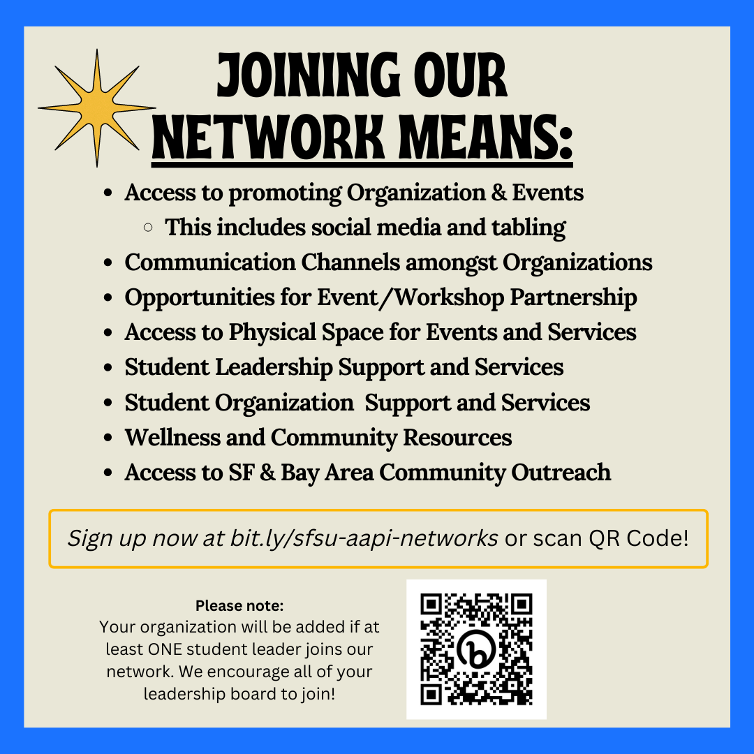 AA&PI Student Organization Network | Asian American & Pacific Islander Student Services